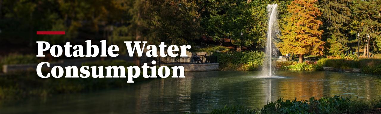 Reduce Potable Water Consumption | Facilities Operations and Development